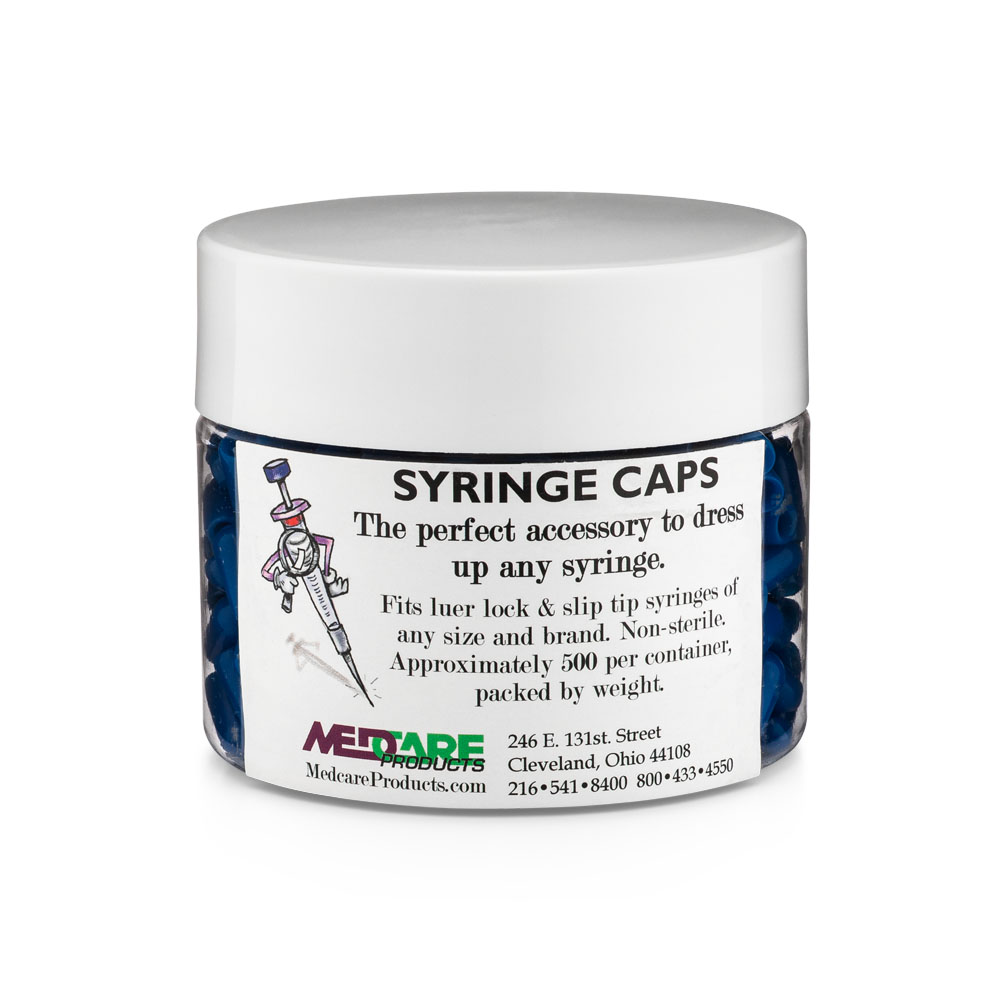 Syringe caps fit any brand or style syringe-medcareproducts.com